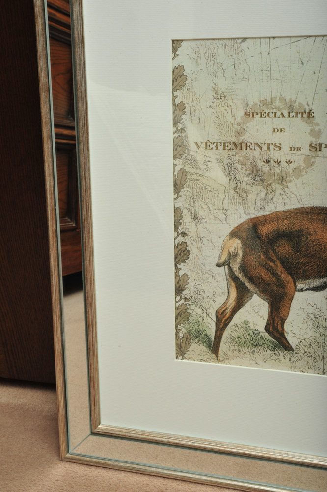 Pair of Framed Deer Prints | EBTH