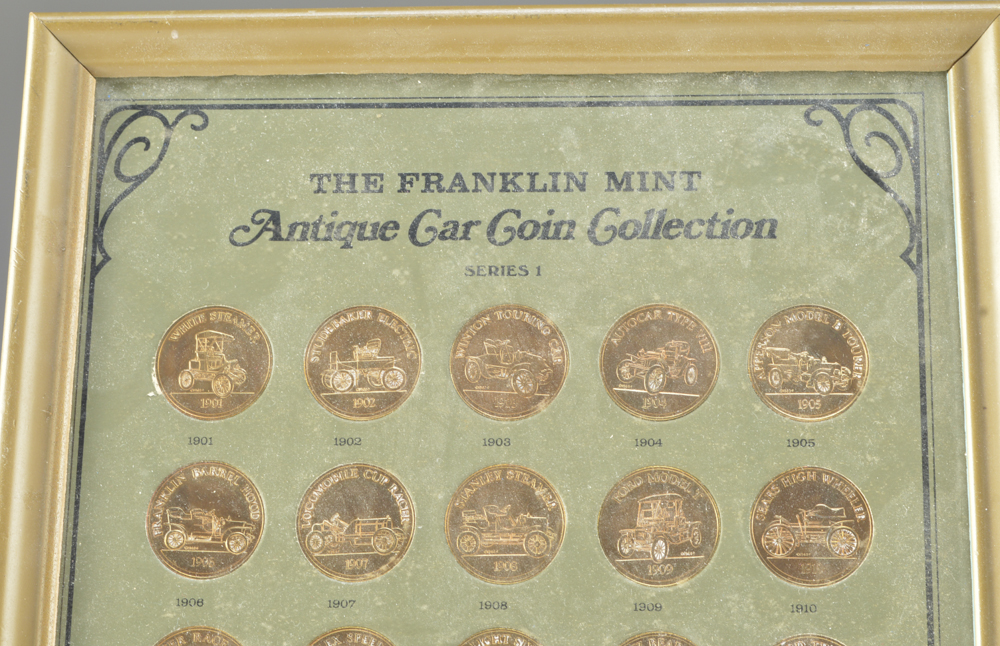 The Franklin Mint Antique Car Coin Collection | EBTH