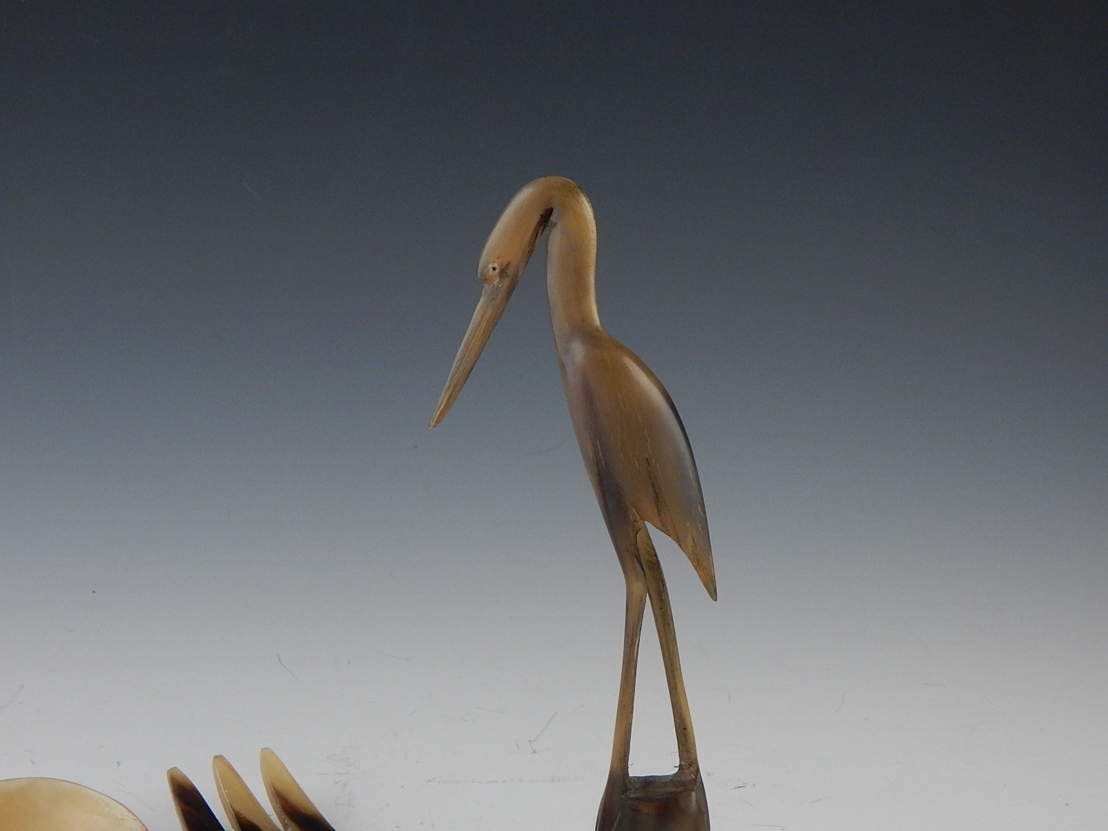 Tortoise Shell Style Utensils and Figurine | EBTH