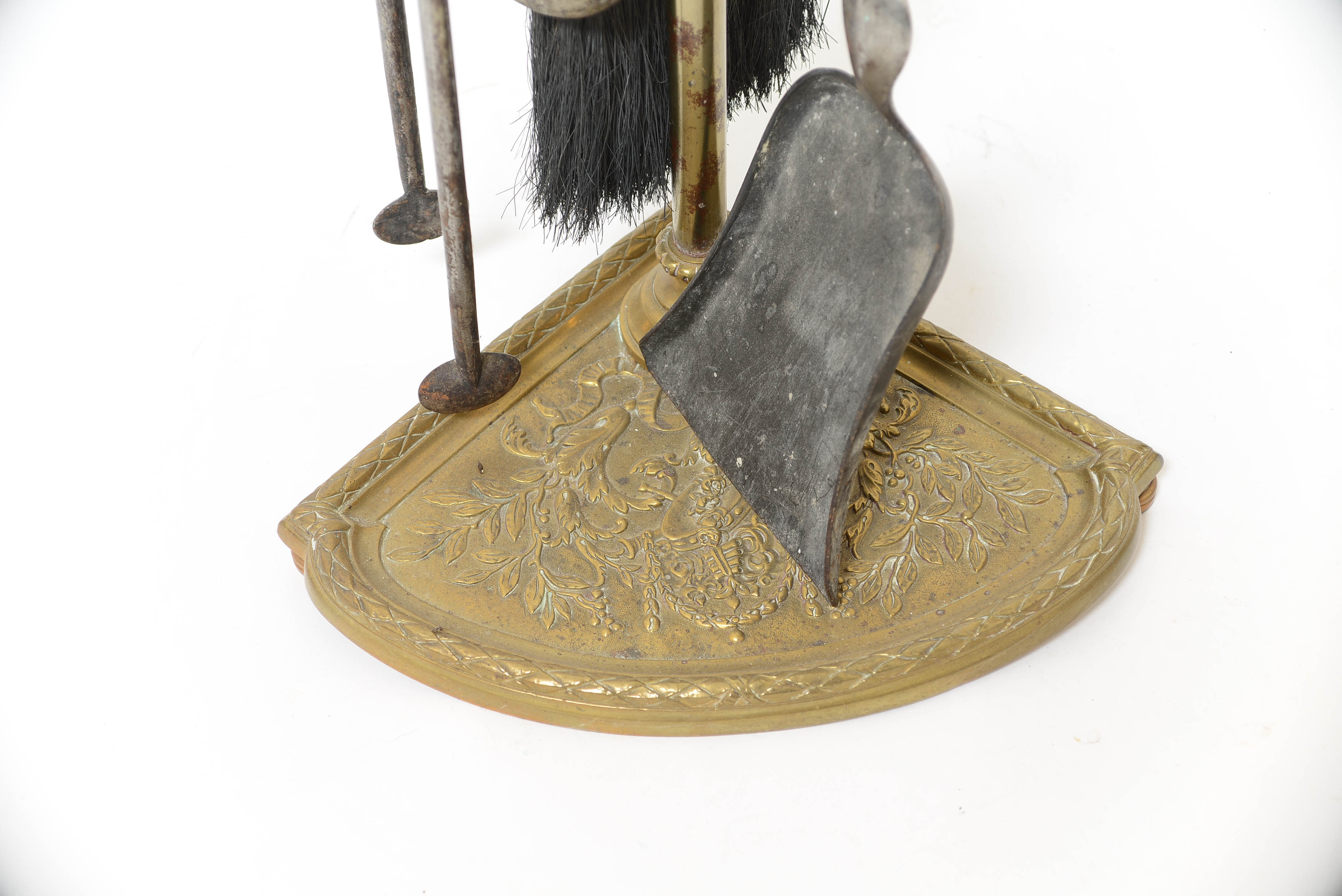 Antique Circa 1850's Fire Place Tool Set | EBTH