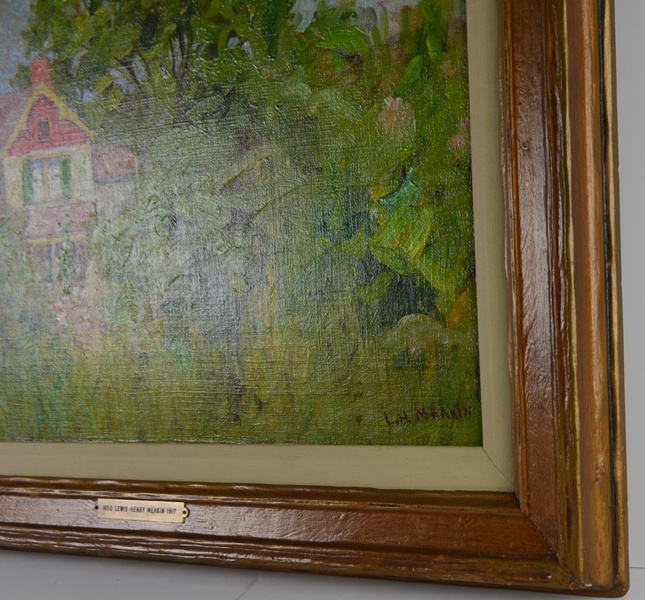 Lewis H. Meakin Original Oil Painting of House Among the Trees | EBTH