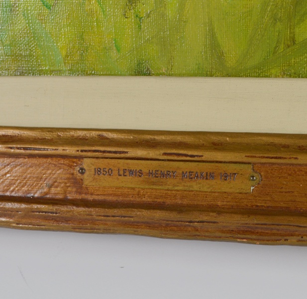 Lewis H. Meakin Original Oil Painting of House Among the Trees | EBTH