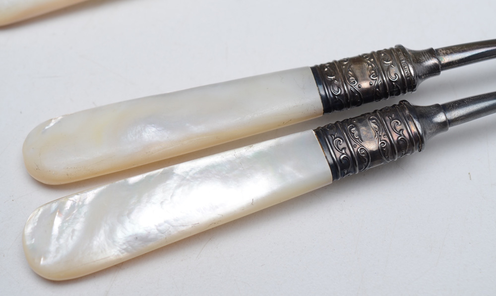 Antique Mother of Pearl Handle Flatware | EBTH
