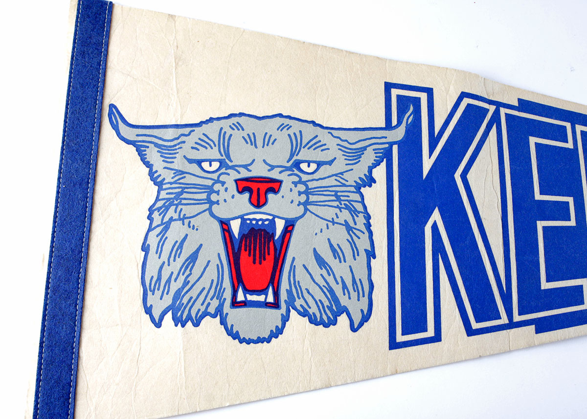 Vintage Kentucky Wildcat Pennants | EBTH