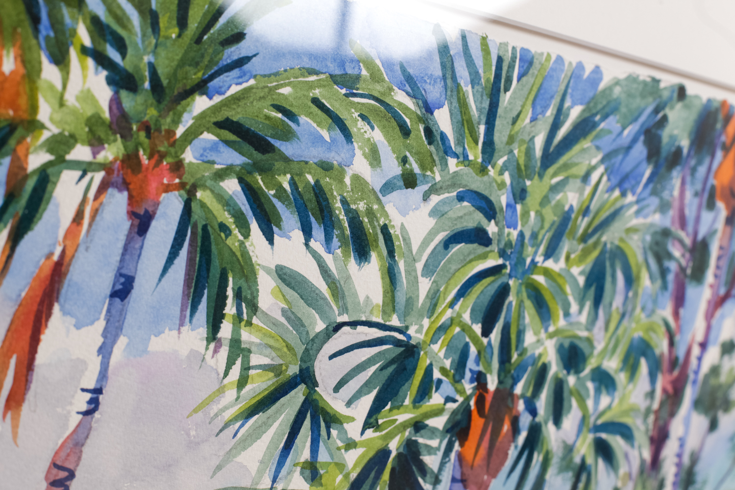 Phil Fisher "Naples Pier" Watercolor | EBTH