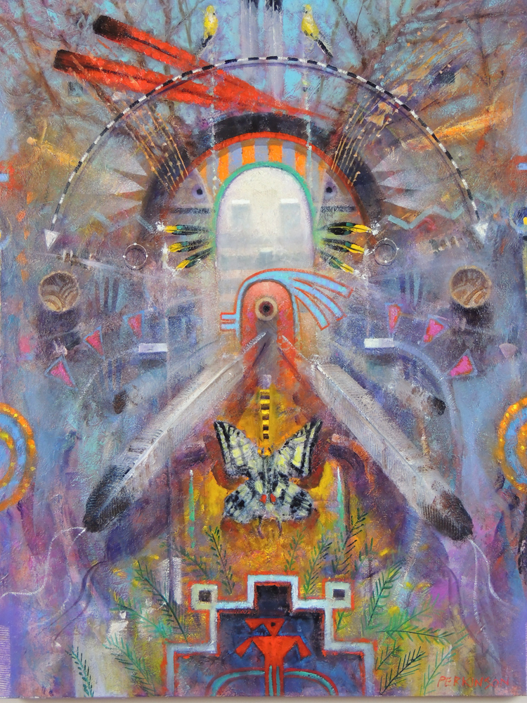 Perkinson Native American Butterfly Painting | EBTH