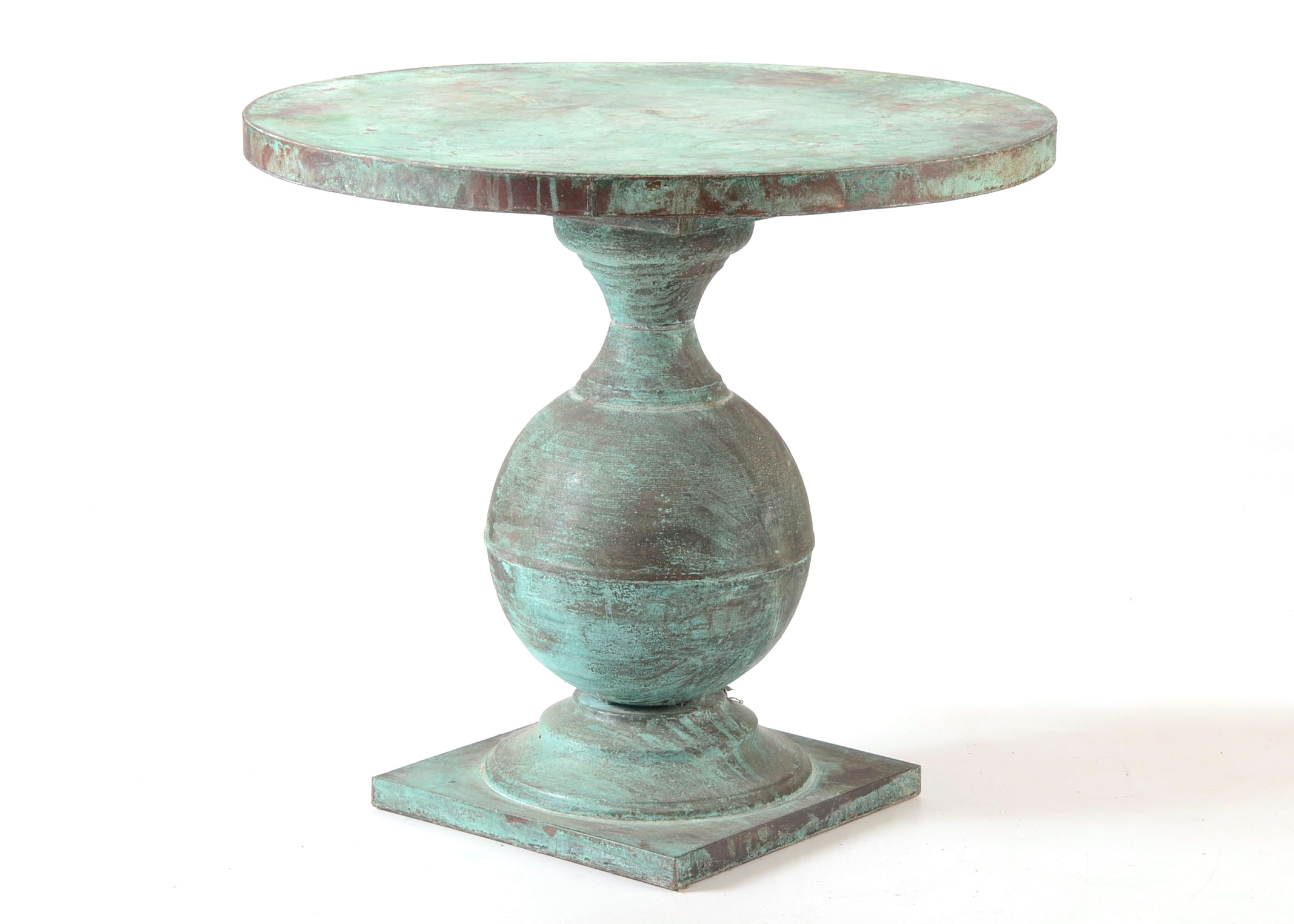 Verdigris Finished Dining Table. | EBTH