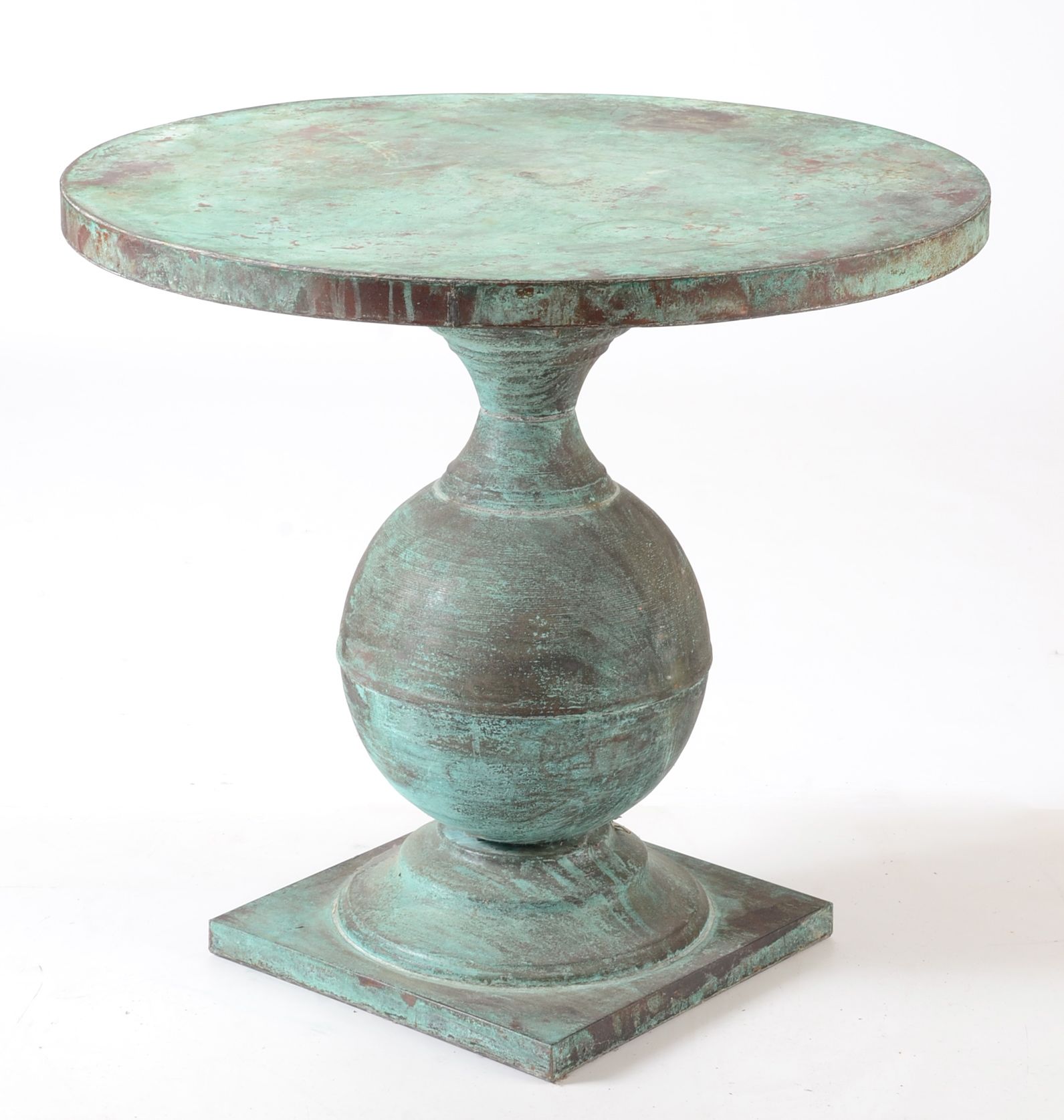 Verdigris Finished Dining Table. | EBTH