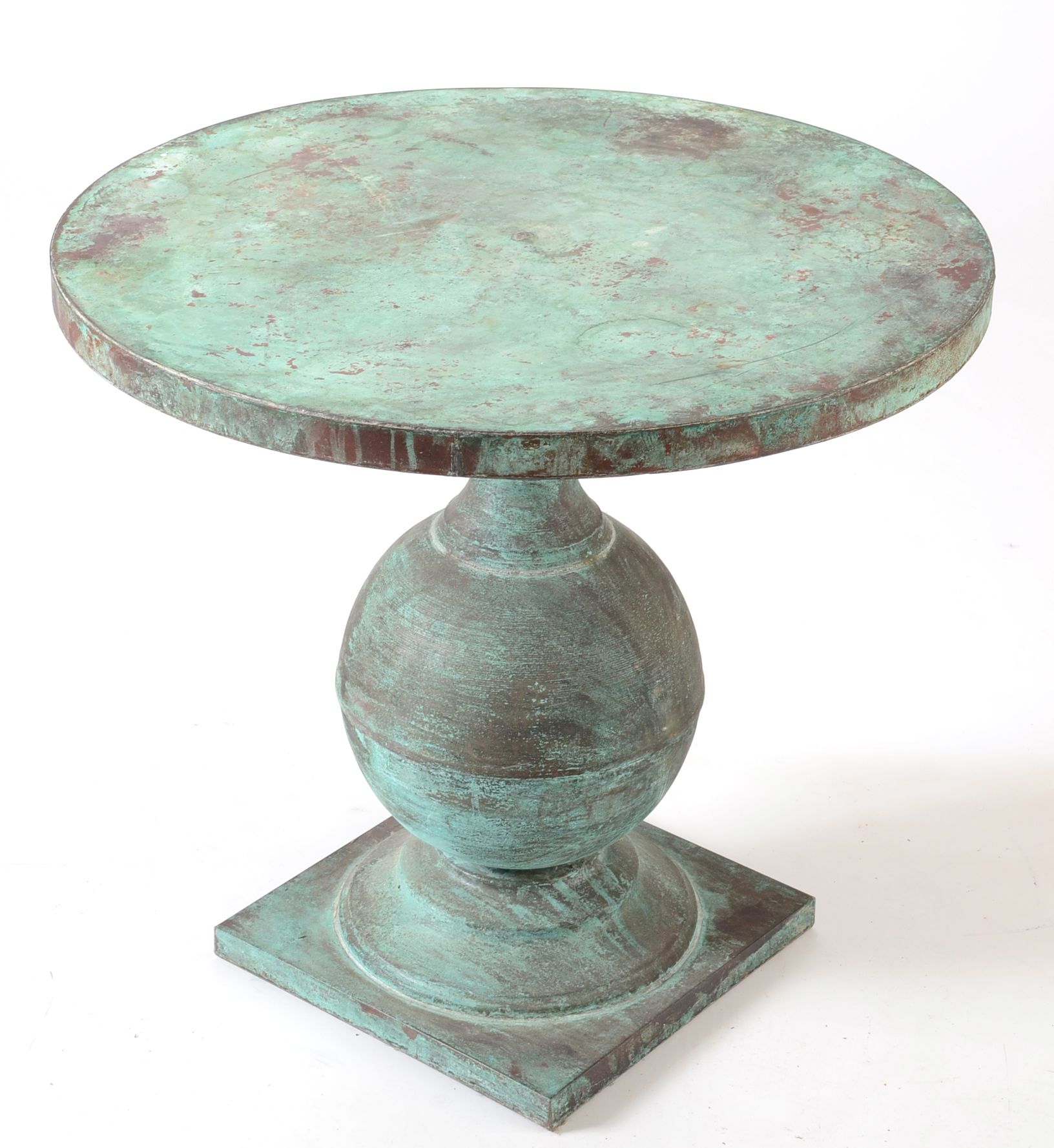 Verdigris Finished Dining Table. | EBTH