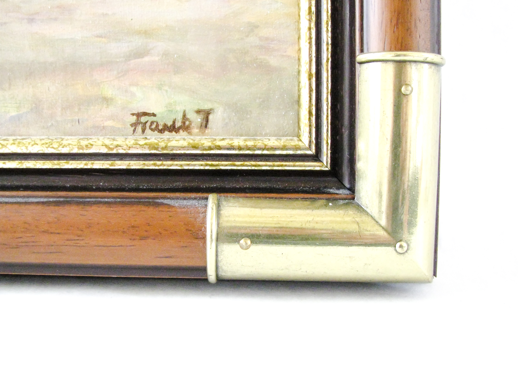 Original Tibor Frank Painting of Horse Running | EBTH