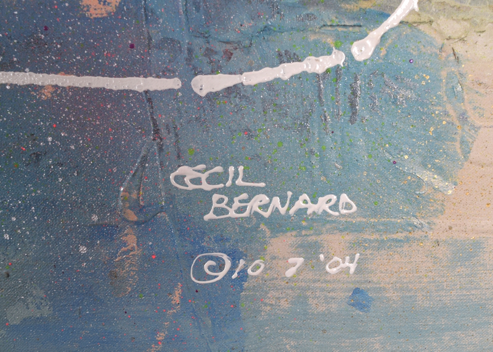 Original Abstract Oil Painting by Cecil Bernard | EBTH