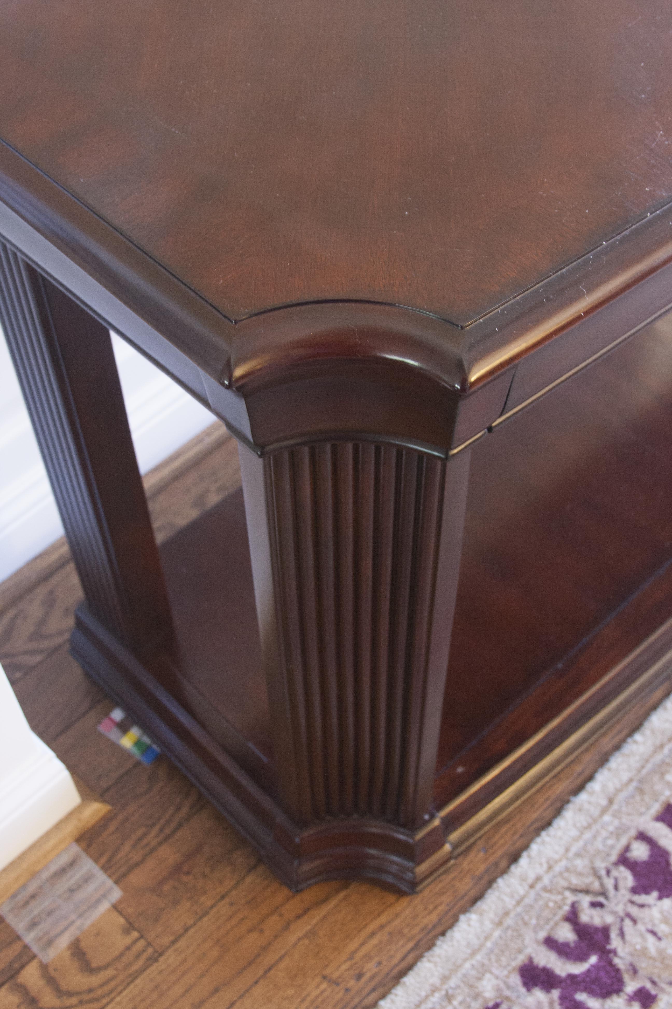 Broyhill Cherry Console Table | EBTH