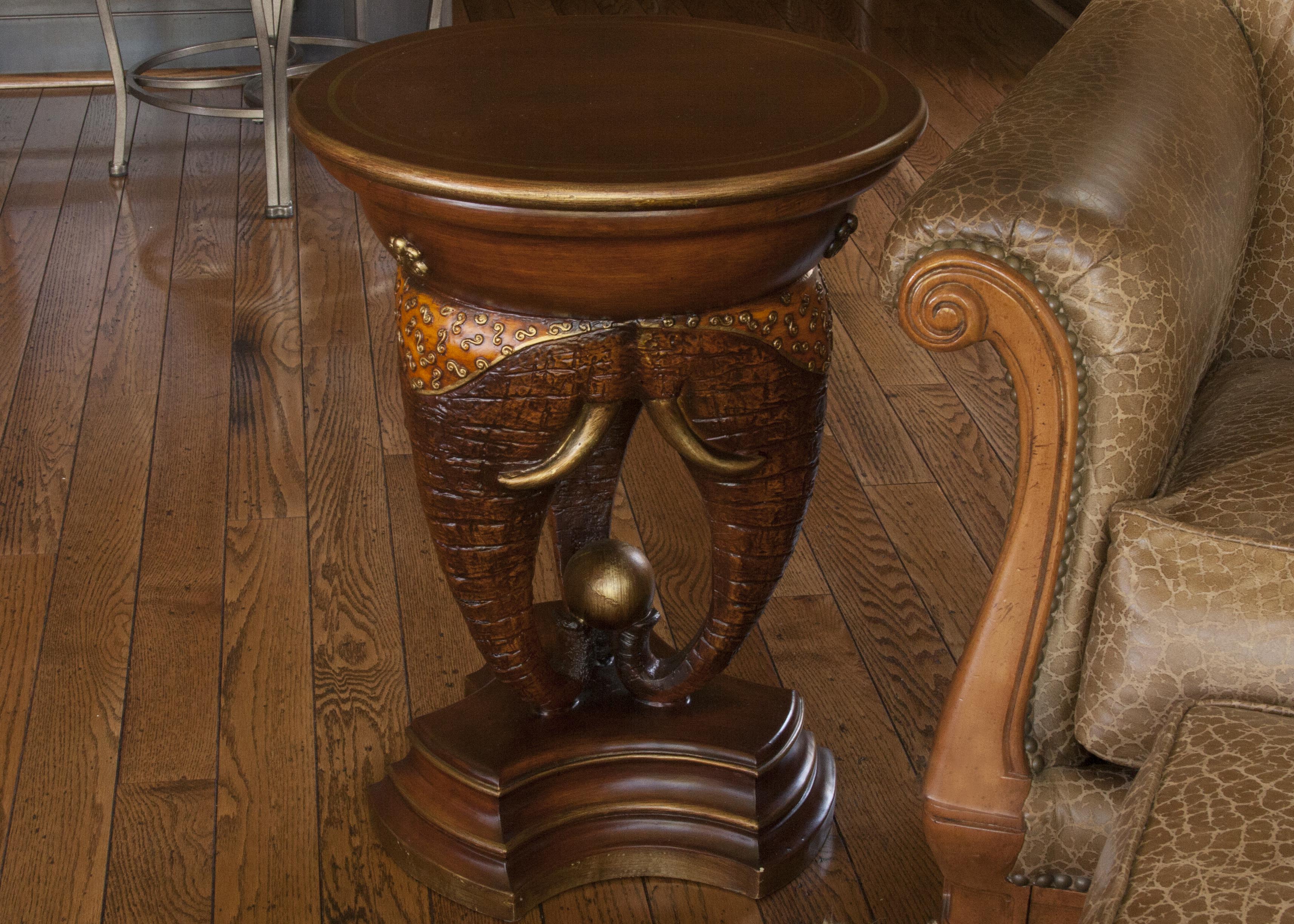 Elephant Motif Side Table | EBTH