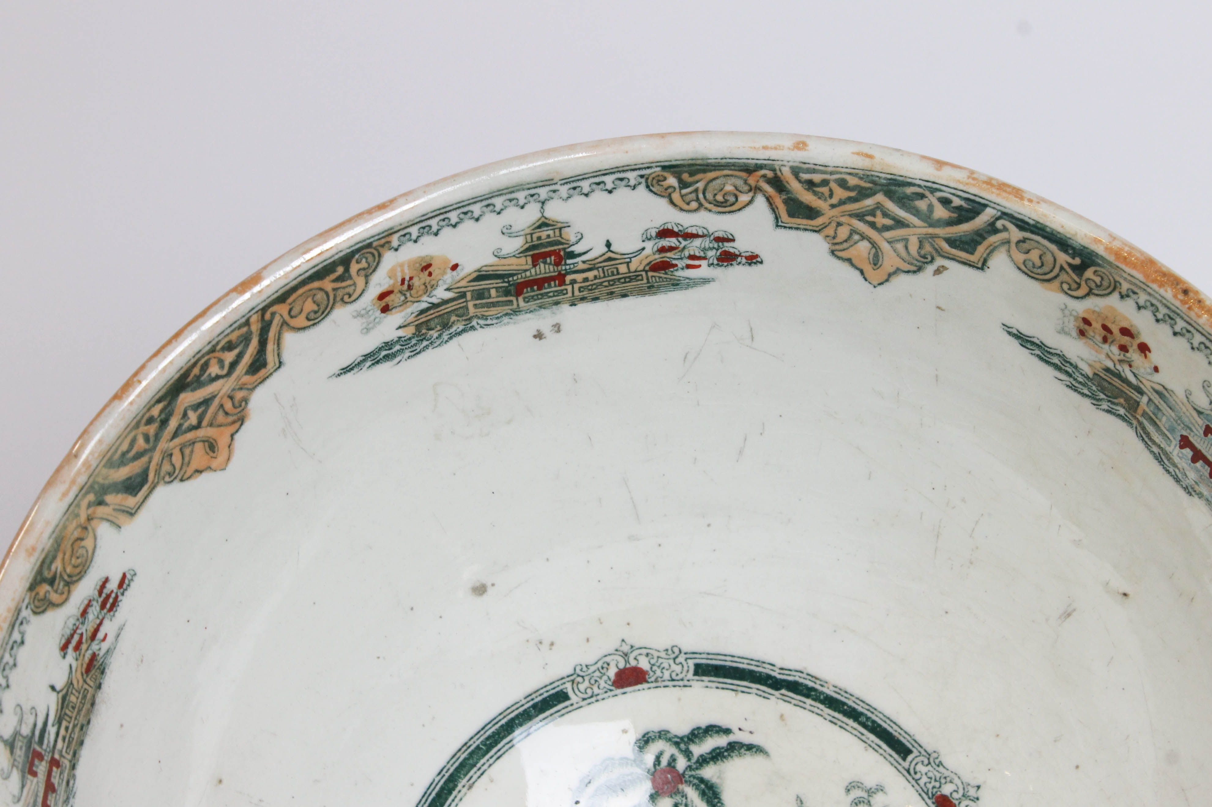 Antique Petrus Regout & Co. Bowl in HONC Pattern | EBTH