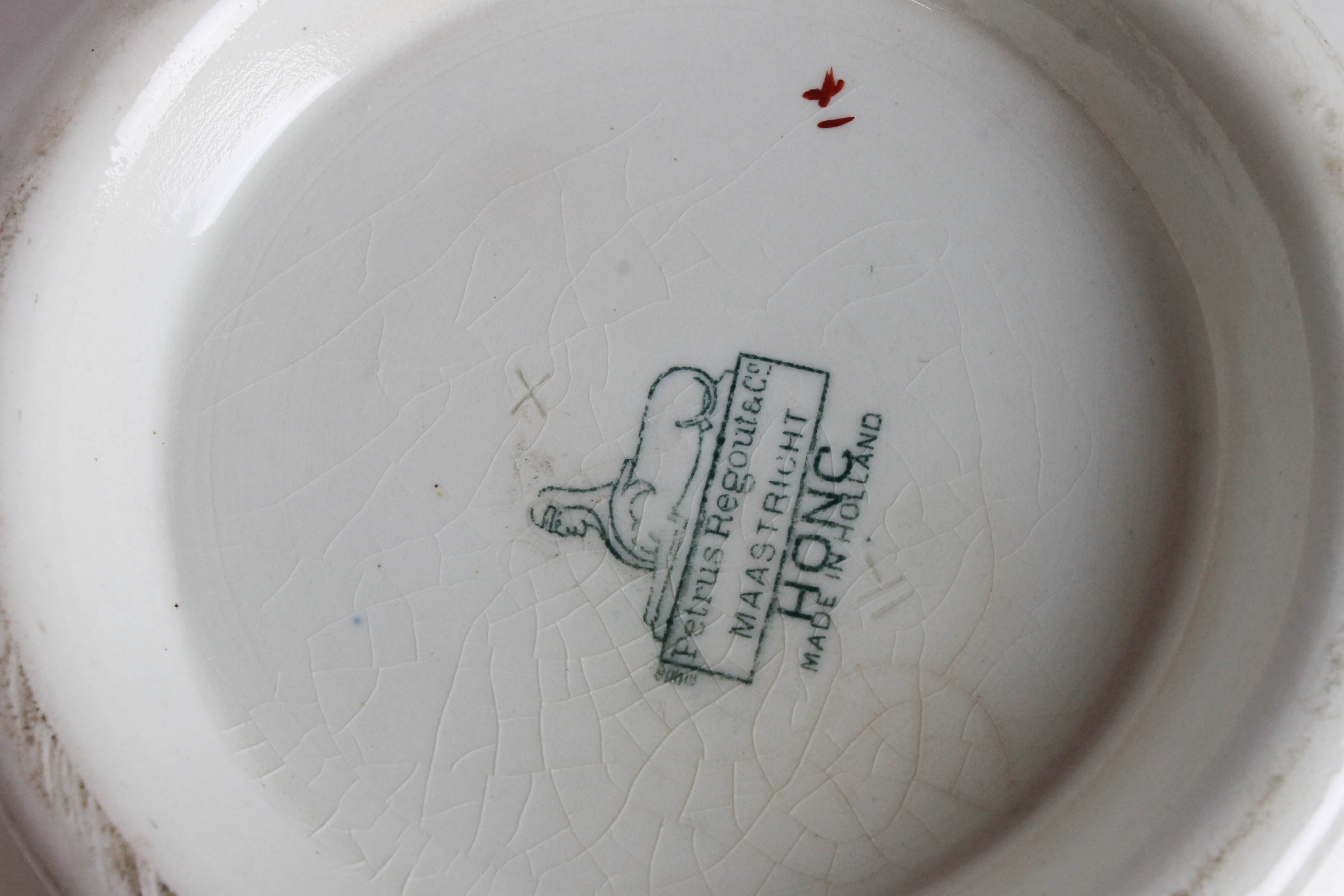 Antique Petrus Regout & Co. Bowl in HONC Pattern | EBTH