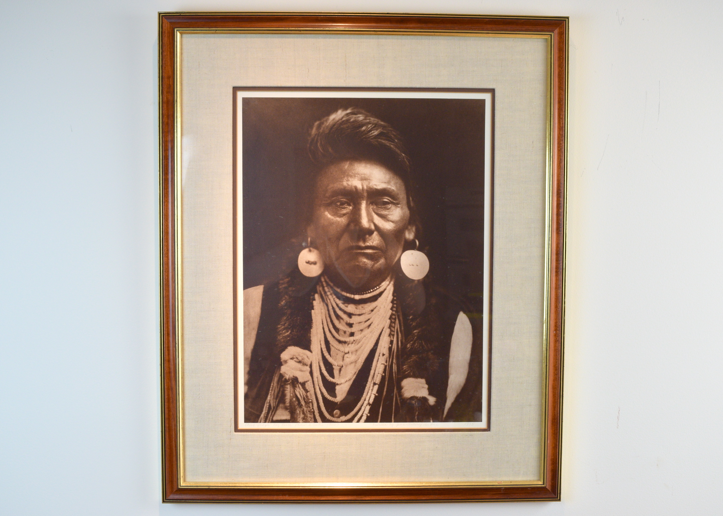 Edward Curtis 'Chief Joseph' Photographic Print | EBTH
