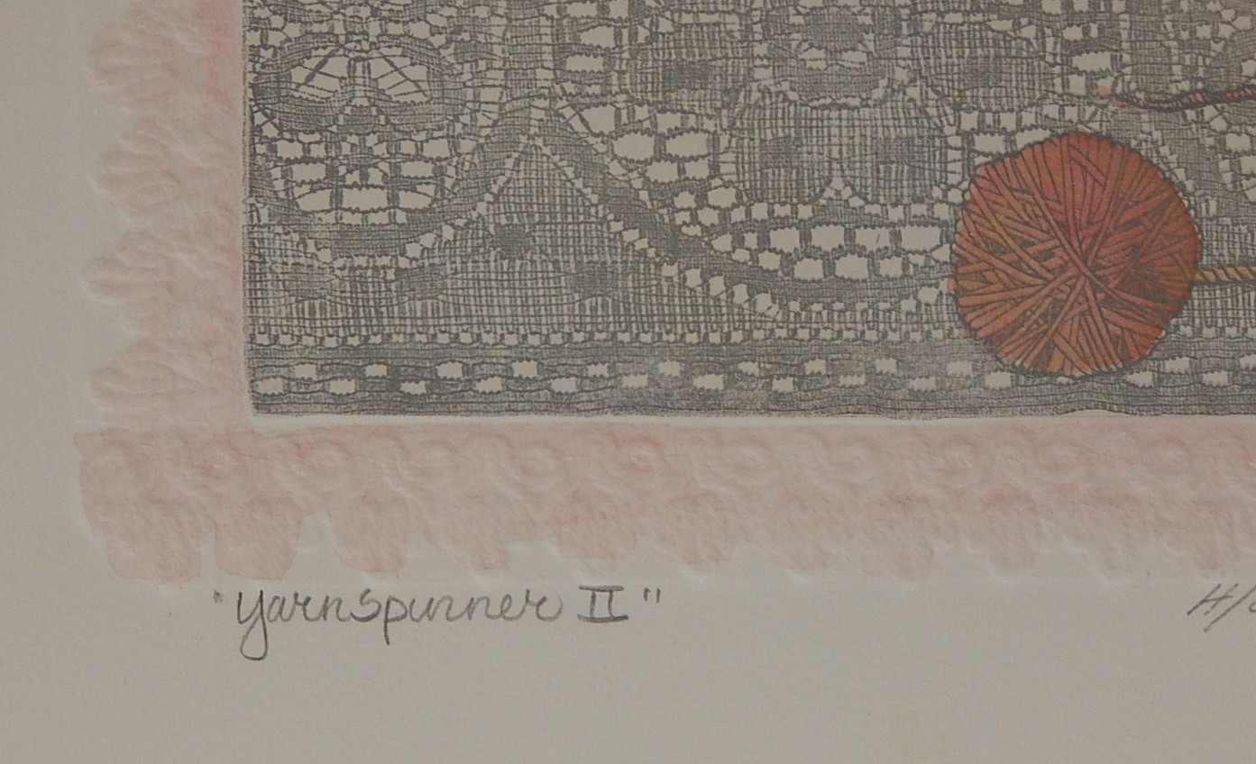 Pair of Judith Hall Hand Colored Etchings - Kittens | EBTH