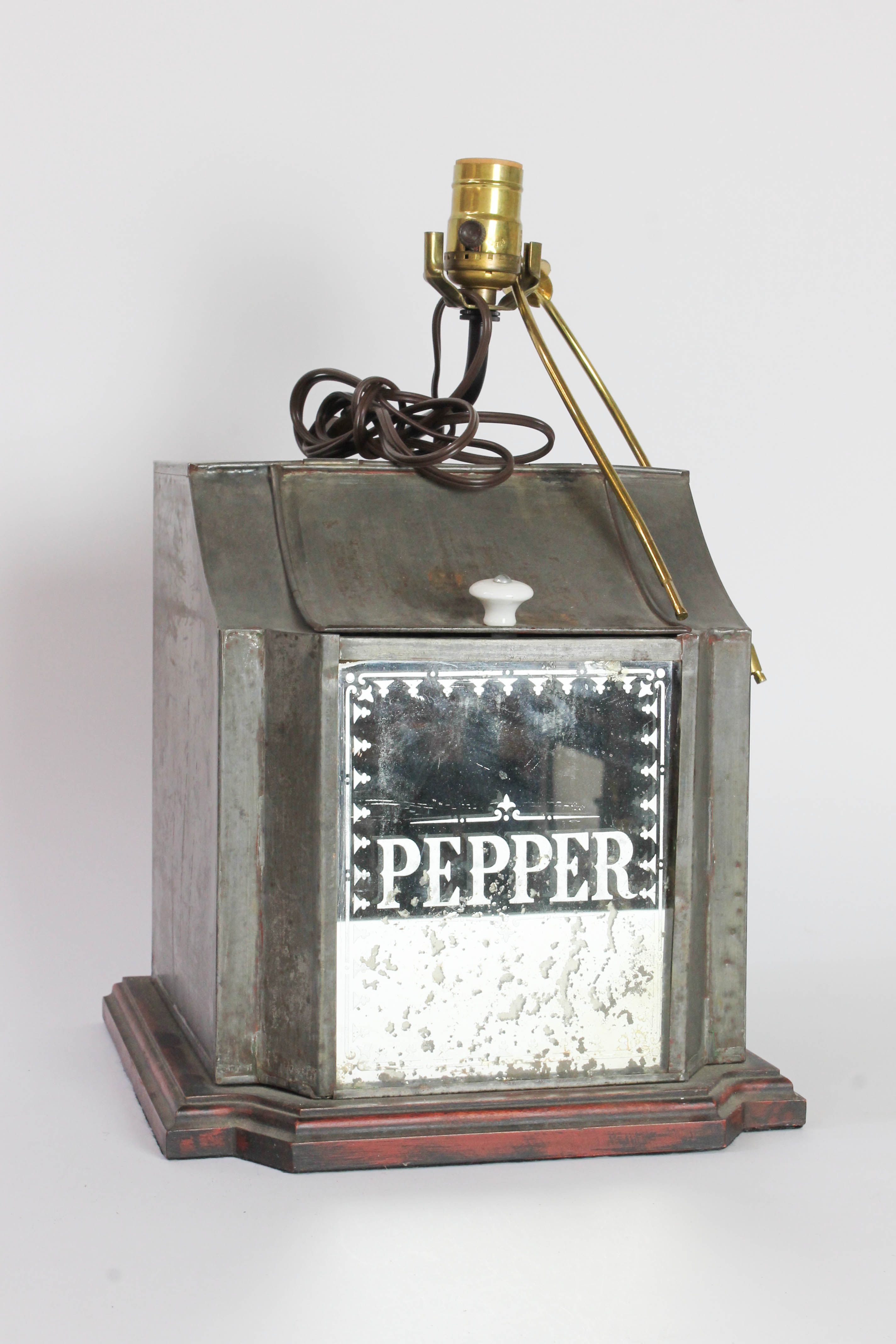 Trio of Spice Box Lamps | EBTH