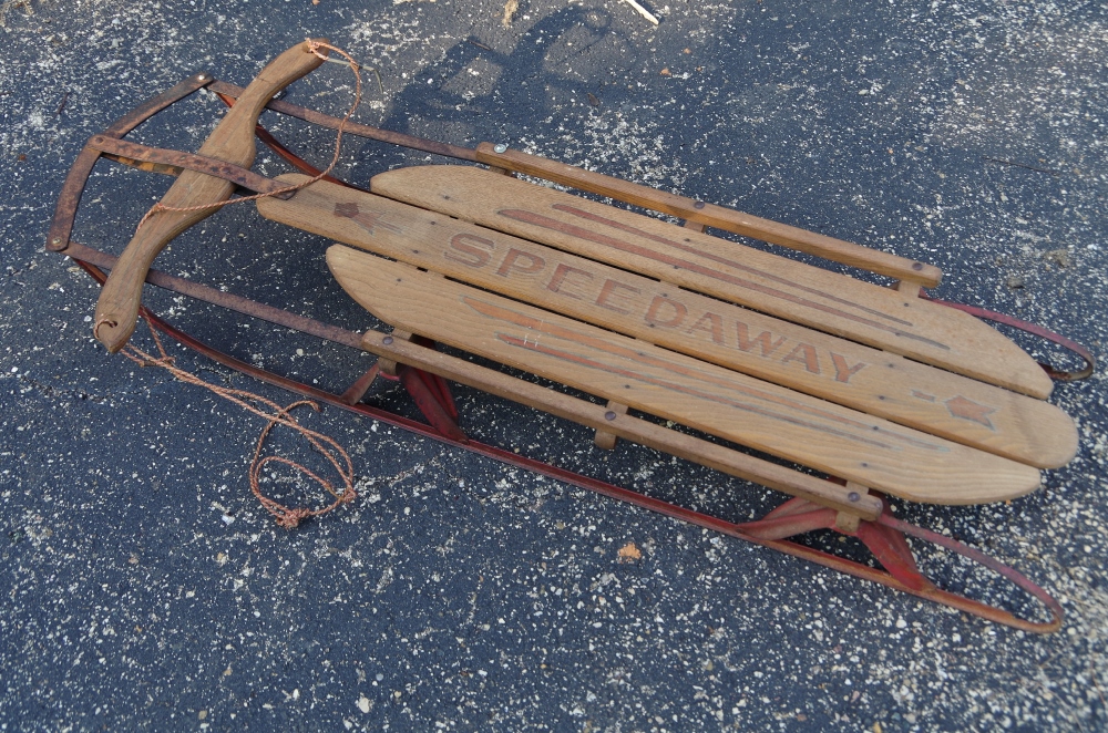 Vintage "Speedaway" Sled | EBTH