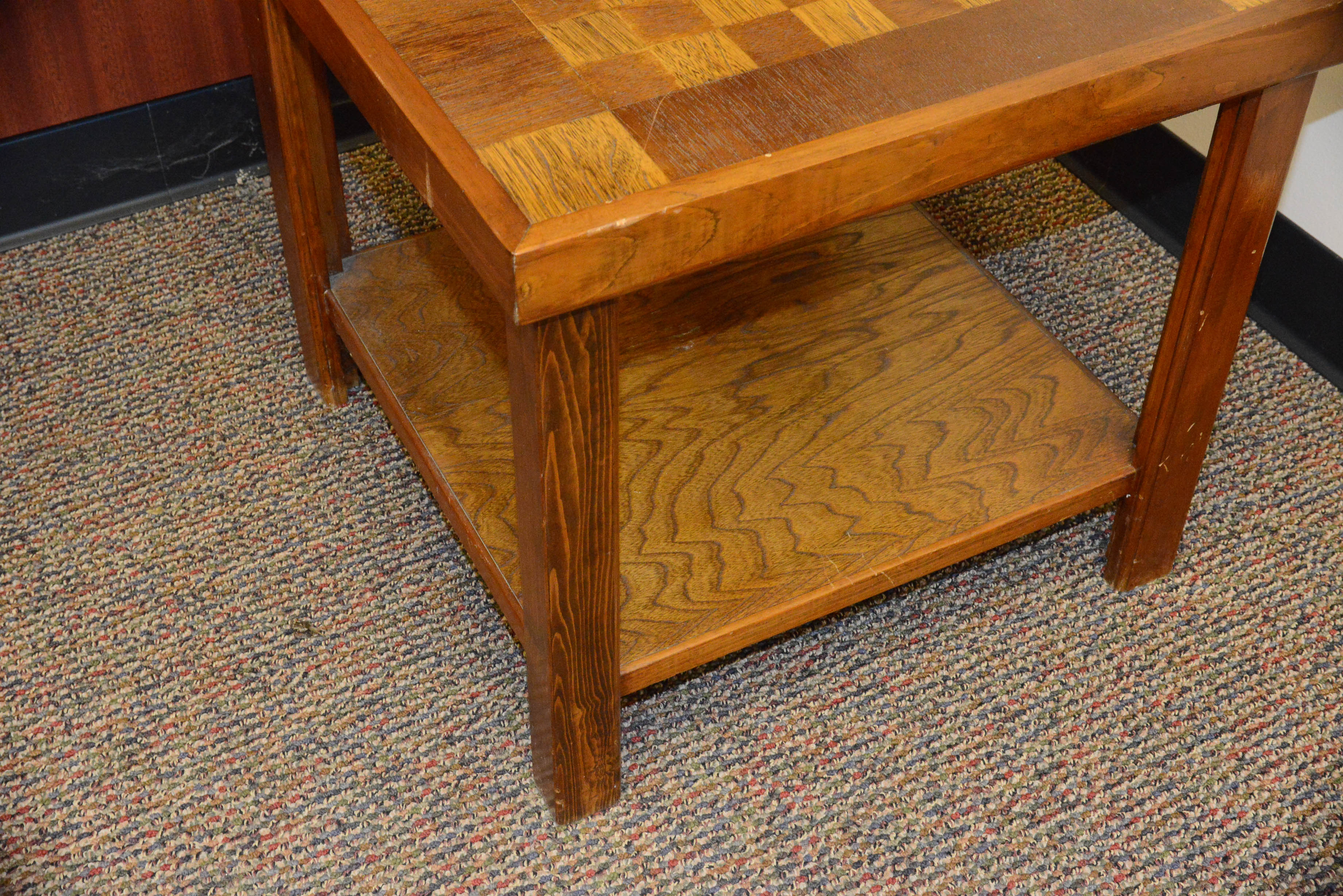 Checker Board Theme Side Table | EBTH