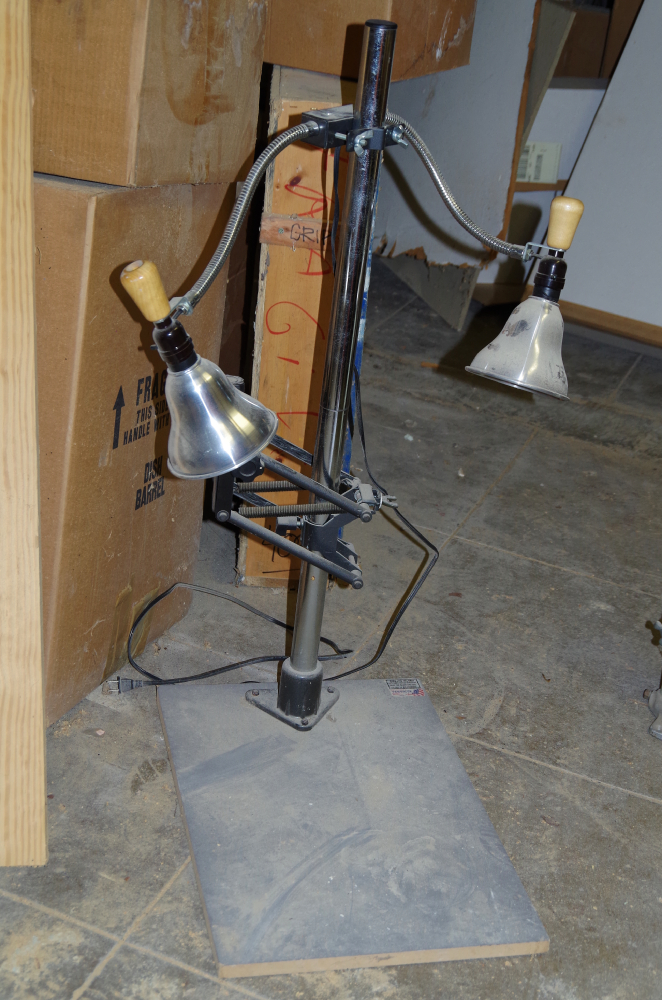 Vintage Testrite Copy Stand with Lights | EBTH