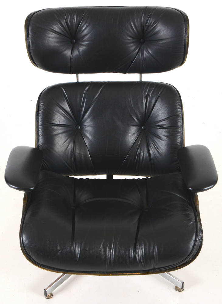 Selig Manufacturing Co. Eames Style Chair and Ottoman | EBTH