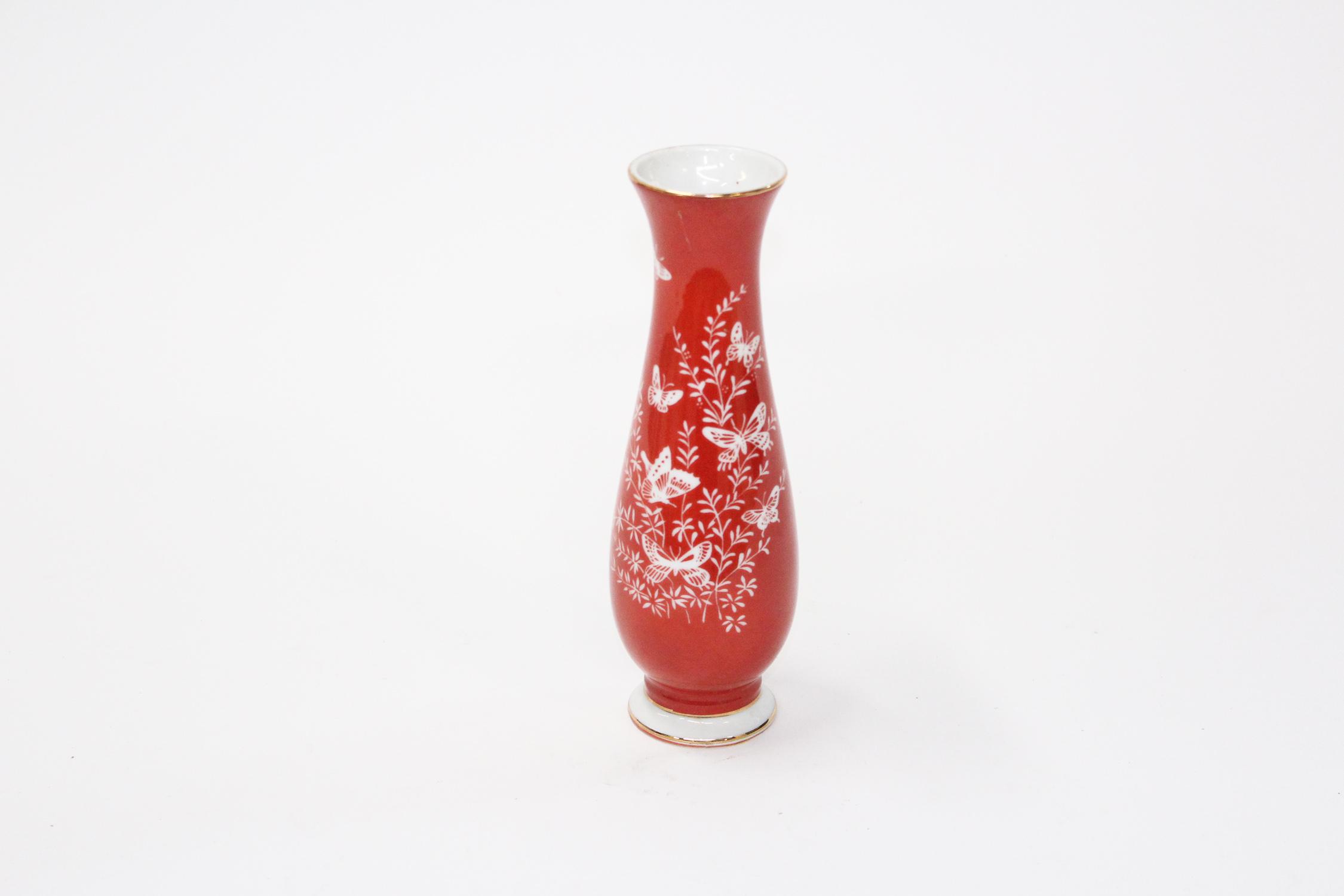 Vintage Butterfly Vase by Shafford | EBTH