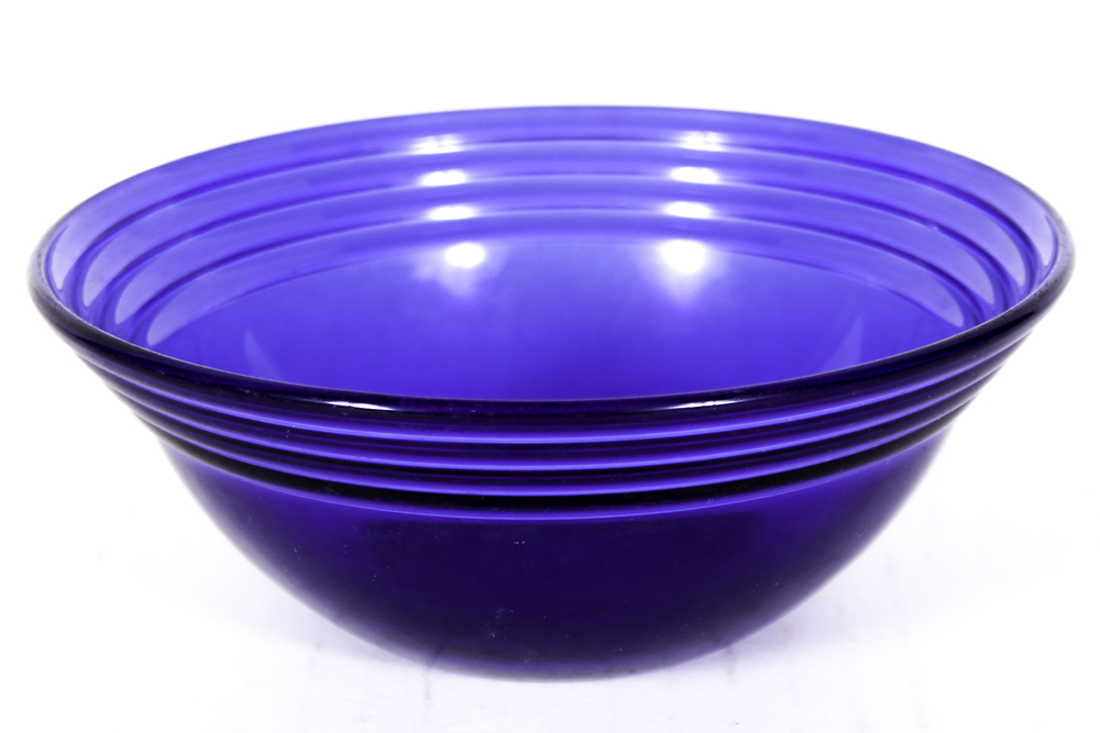 Mexican Cobalt Blue Glass Dinnerware Set | EBTH