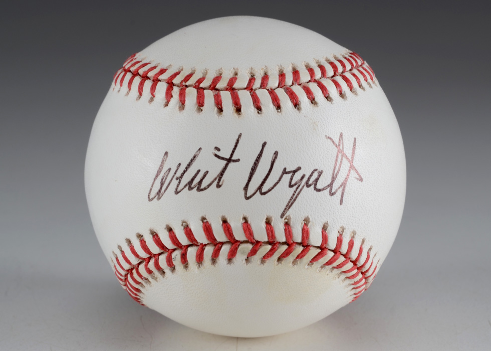Whit Wyatt Signed Baseball | EBTH