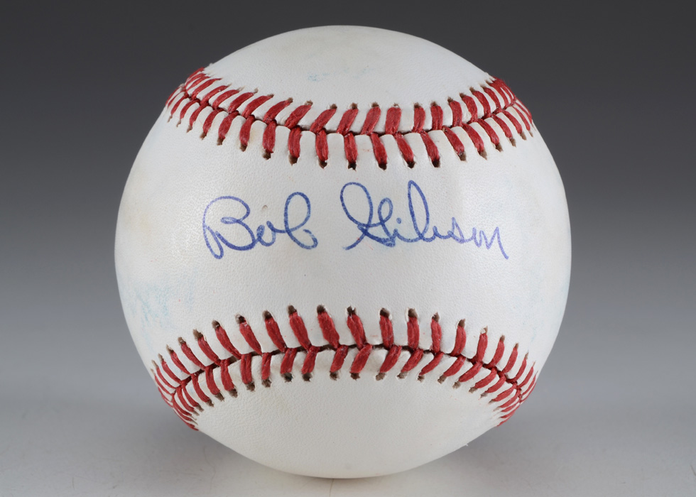 Bob Gibson Signed Baseball | EBTH