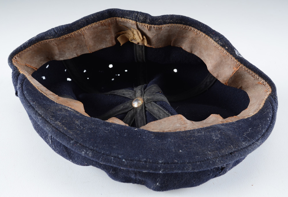 1930s/40s Wool Baseball Umpire's Blue Cap | EBTH