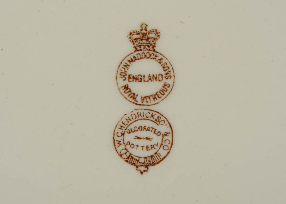 Collection of John Maddock & Sons China | EBTH