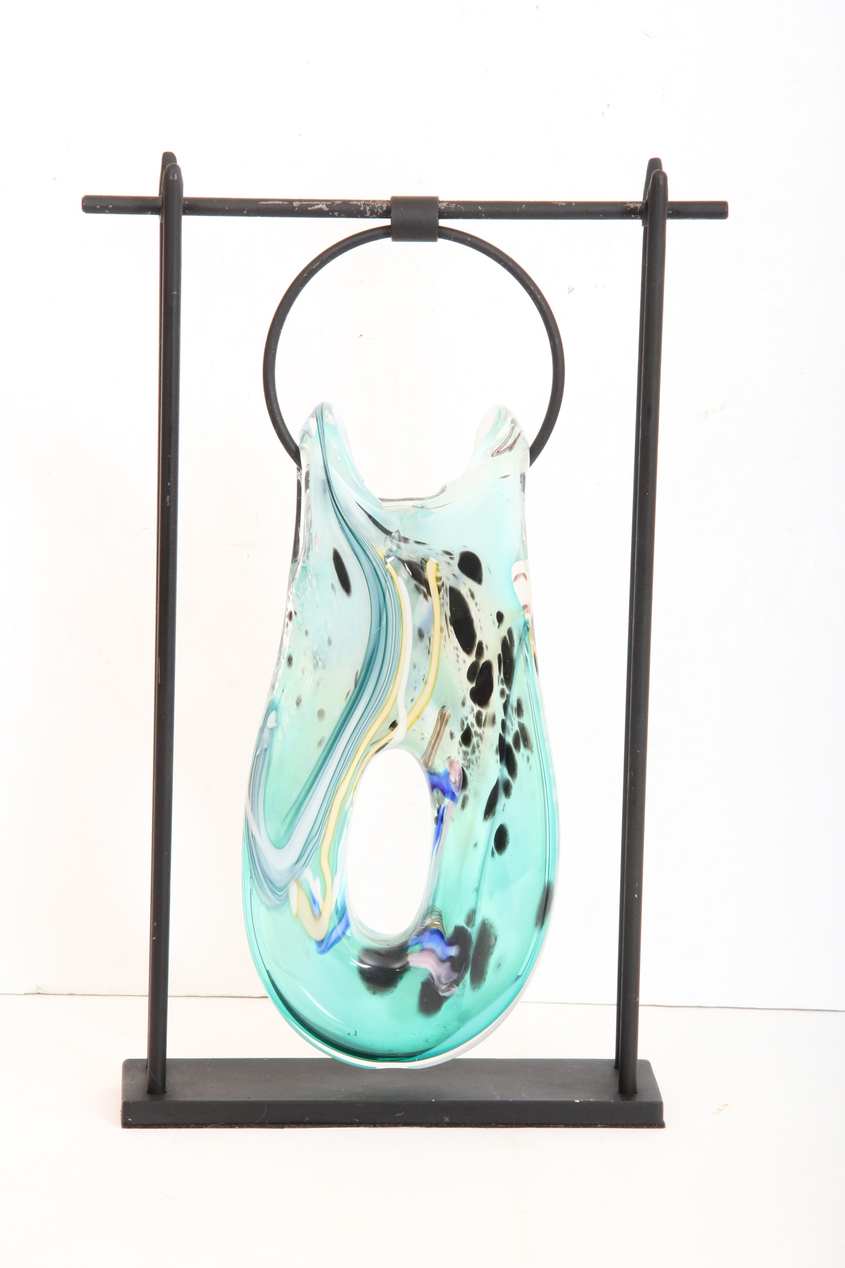 Original Homer James Yarrito Art Glass Sculpture | EBTH