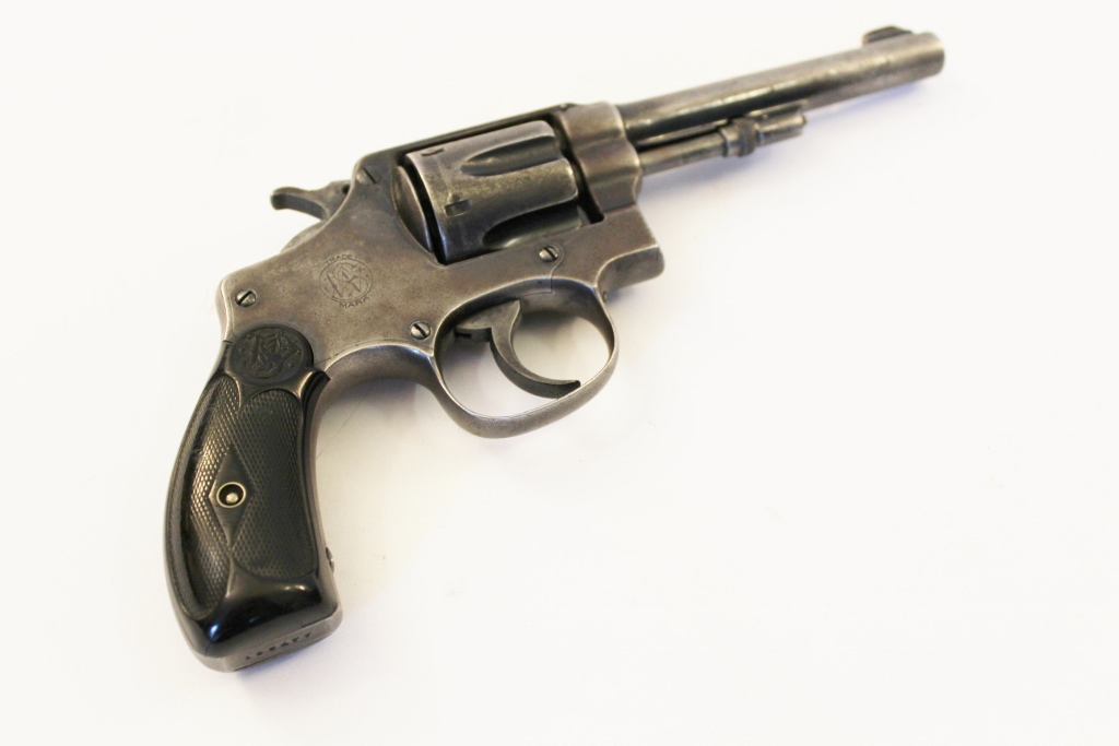 Circa 1910 Smith and Wesson Service Revolver With Holster | EBTH