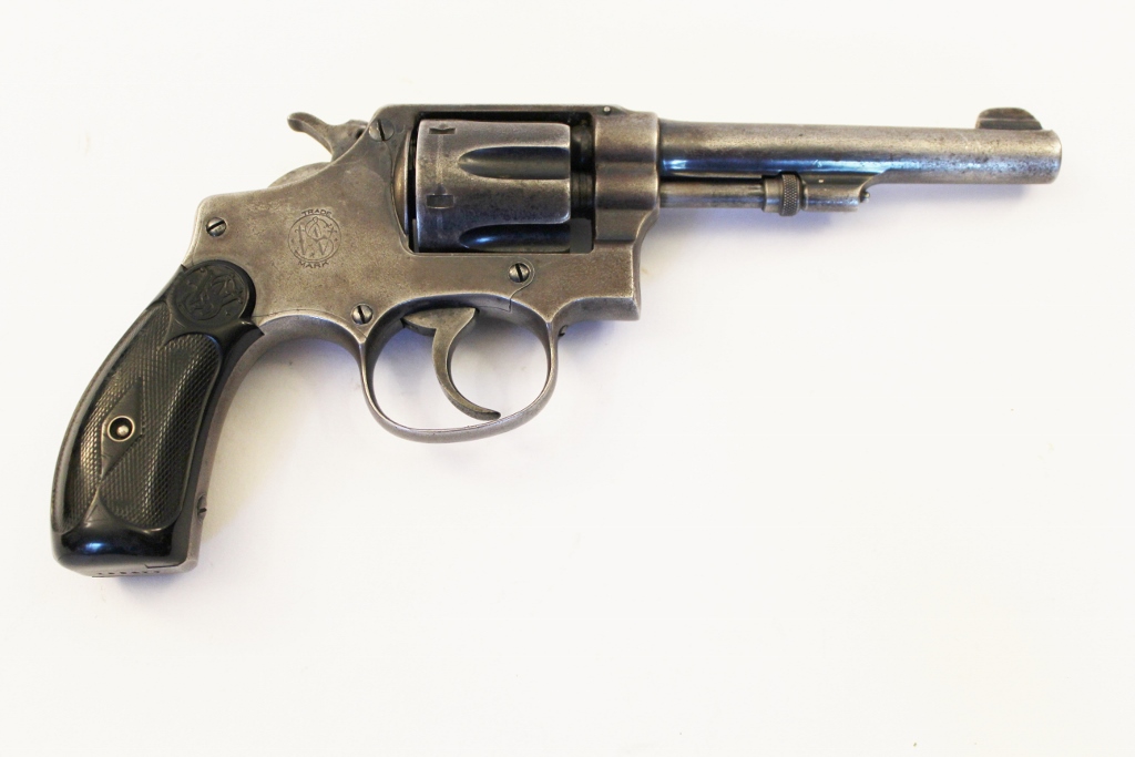 Circa 1910 Smith and Wesson Service Revolver With Holster | EBTH