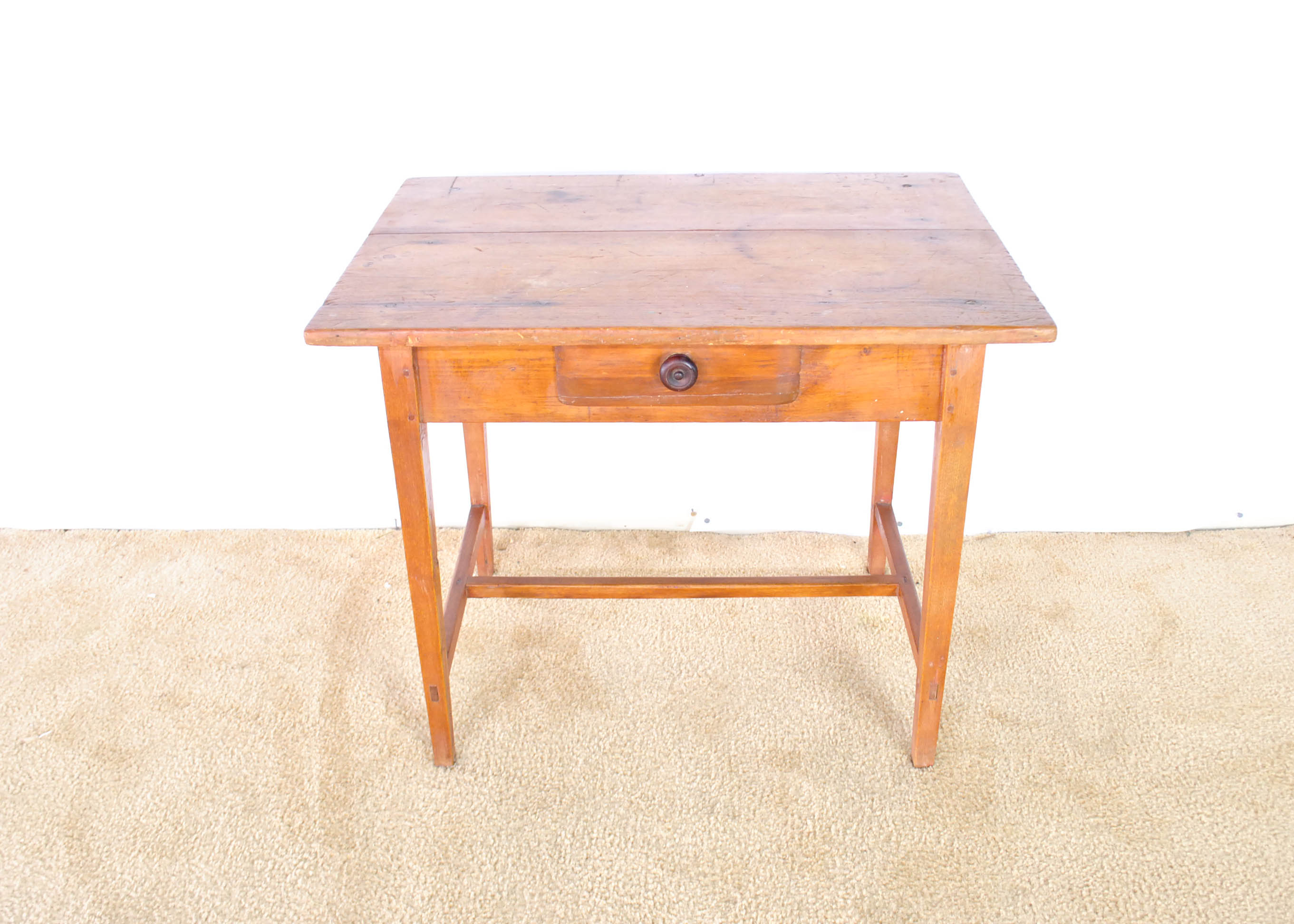 Primitive Pine Kitchen Work Table | EBTH