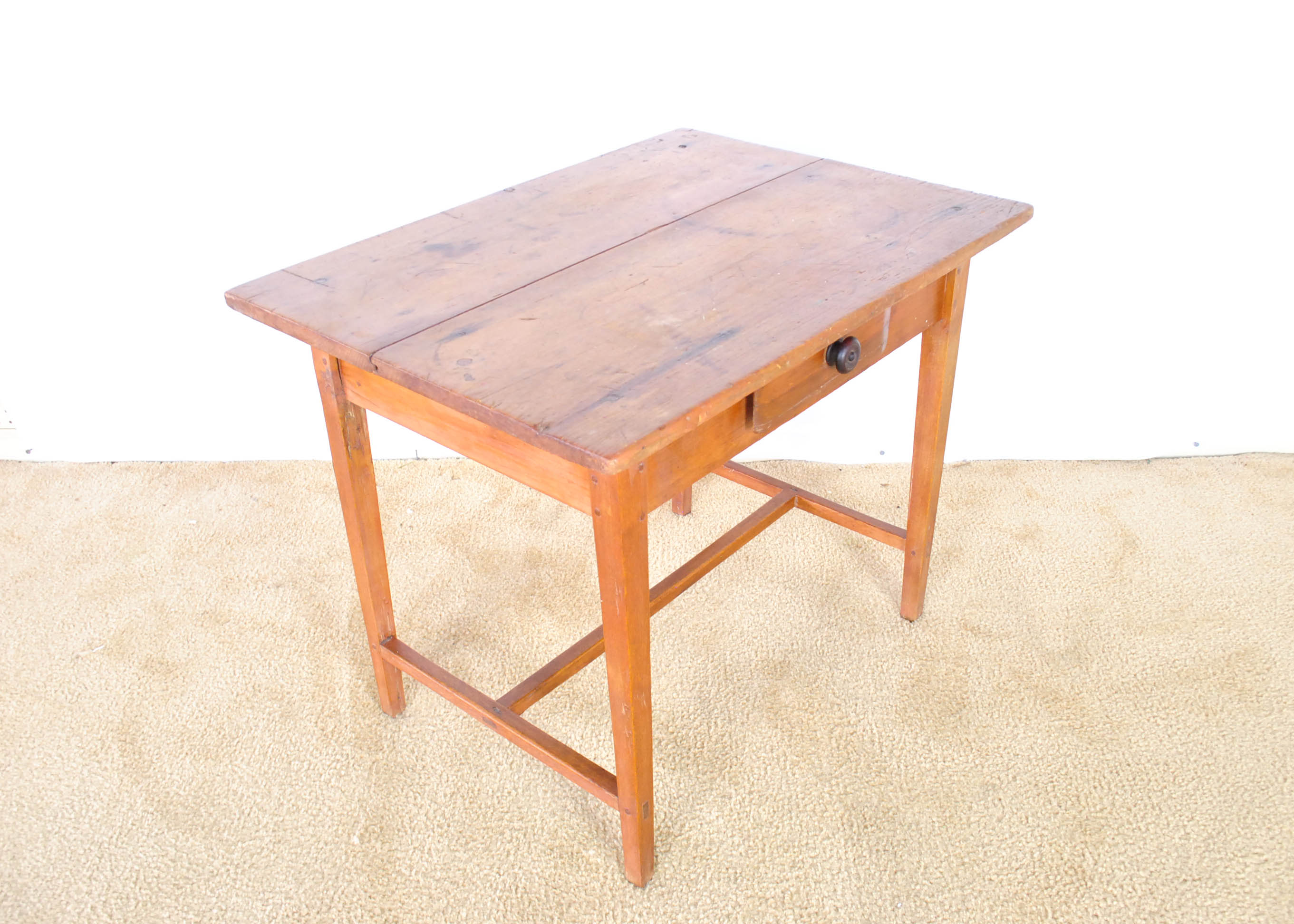 Primitive Pine Kitchen Work Table | EBTH