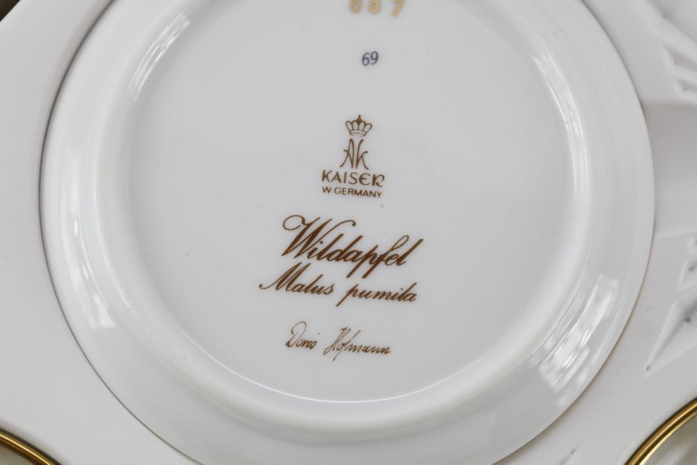 Set of Six Vintage AK Kaiser Porzellan Plates | EBTH
