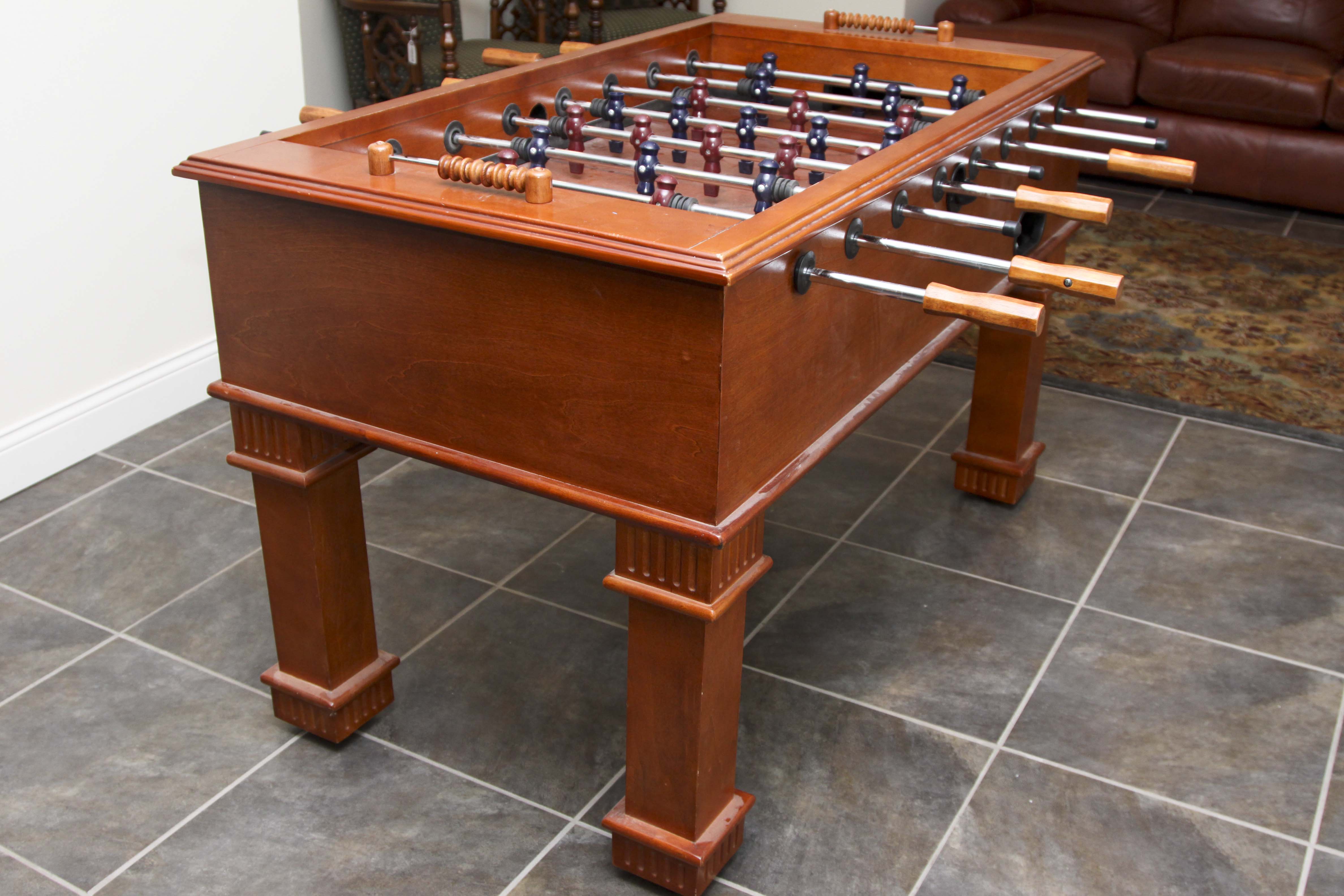 Wood Foosball Table | EBTH