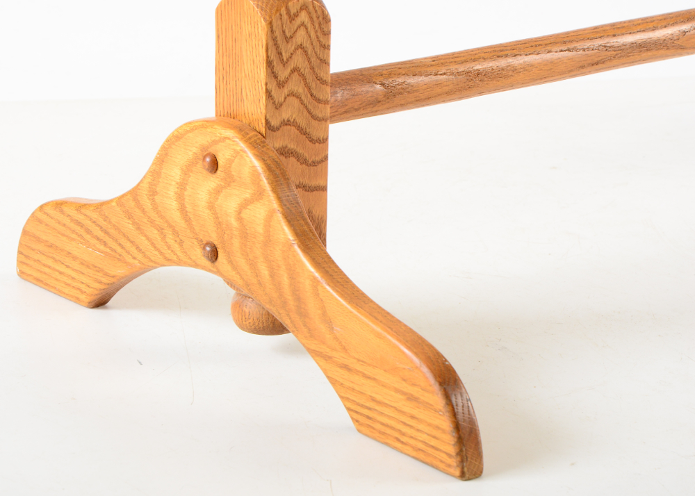 Oak Quilt Rack | EBTH