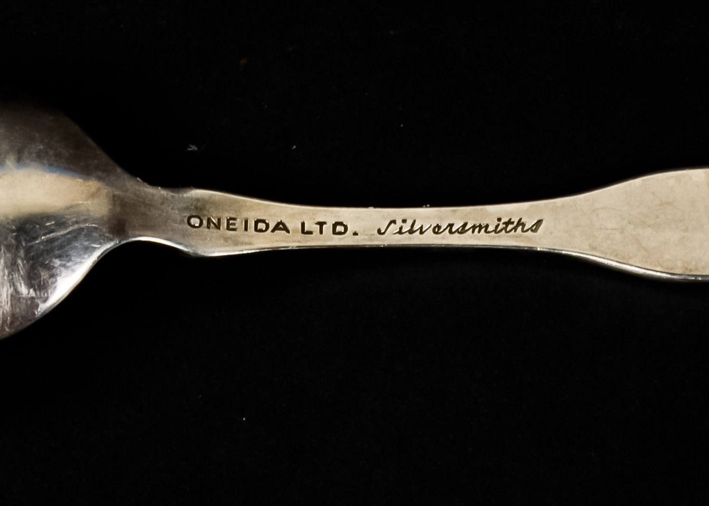 Vintage ONEIDA Silversmith Happy Birthday Spoon | EBTH
