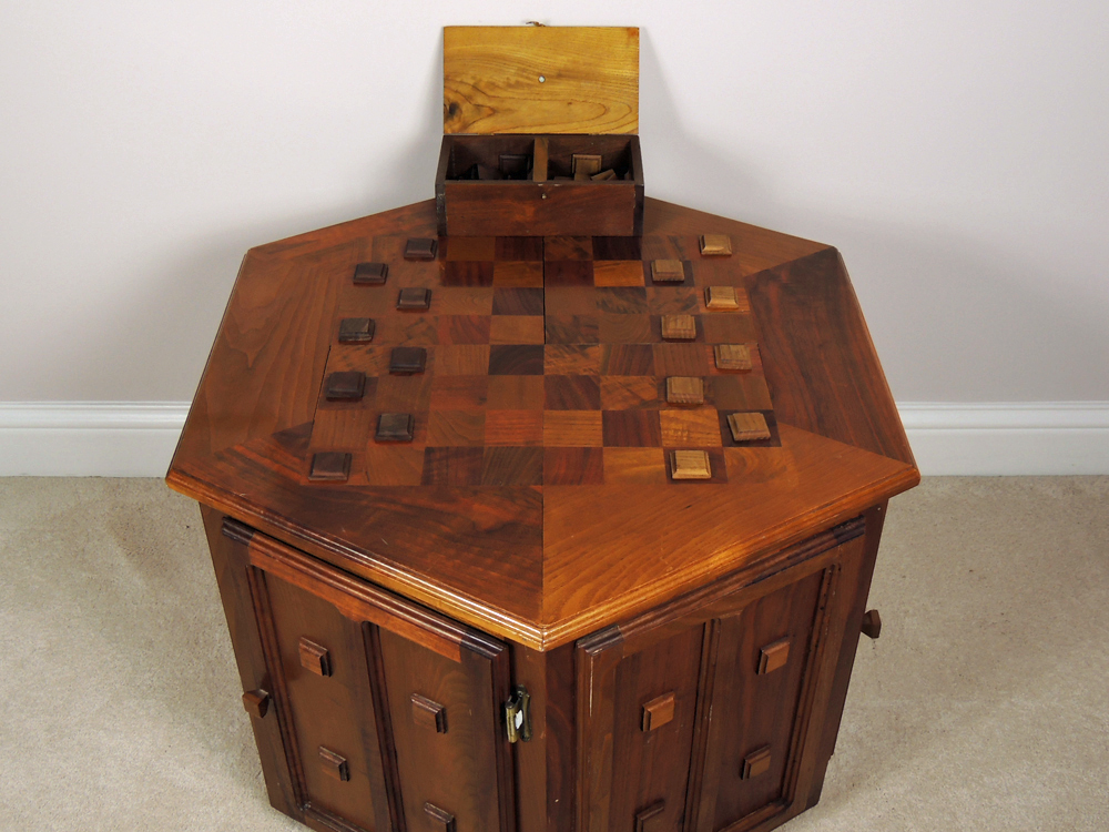 Handcrafted Octagon Game Table | EBTH