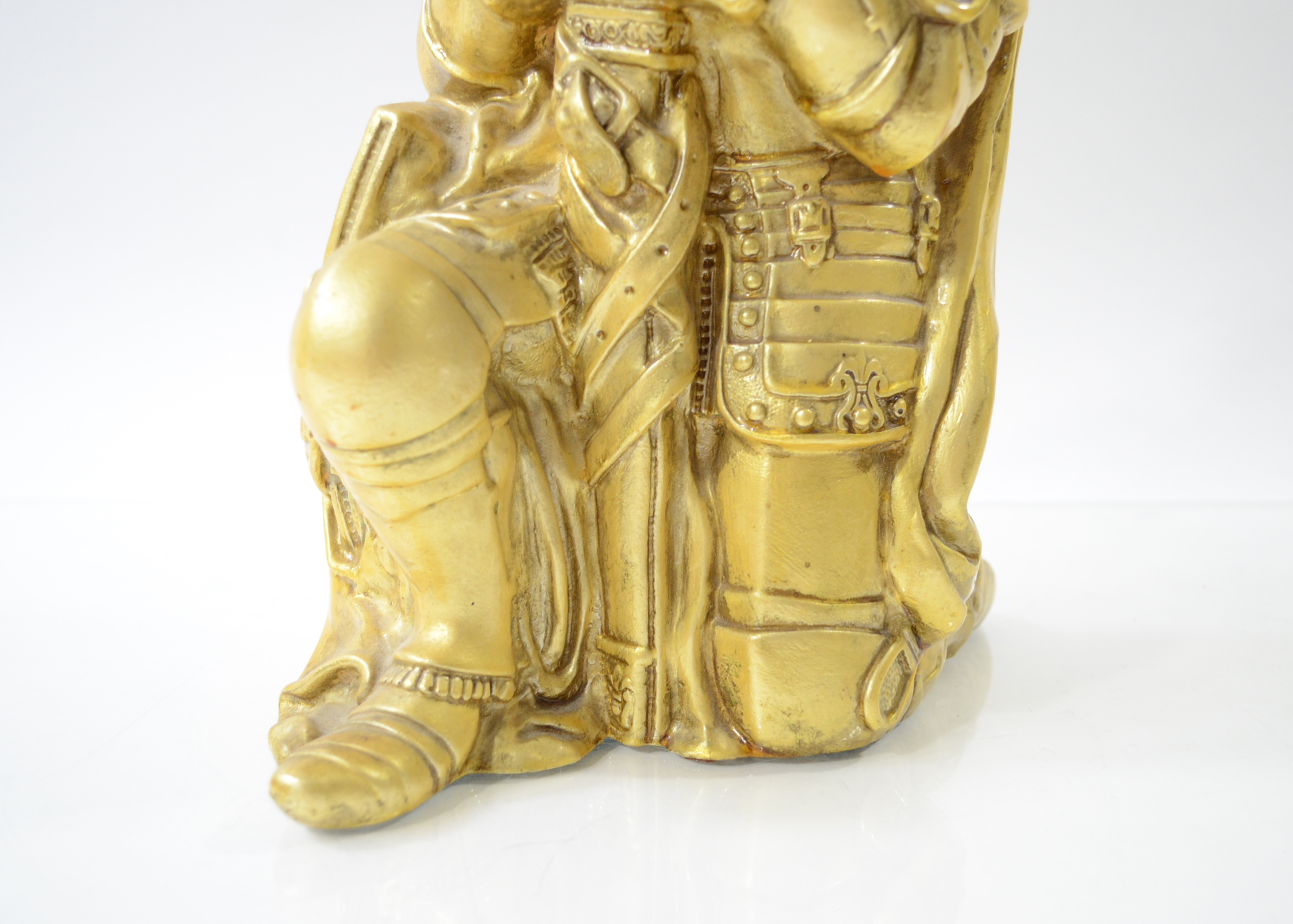 Plaster Statue of Kneeling Knight | EBTH