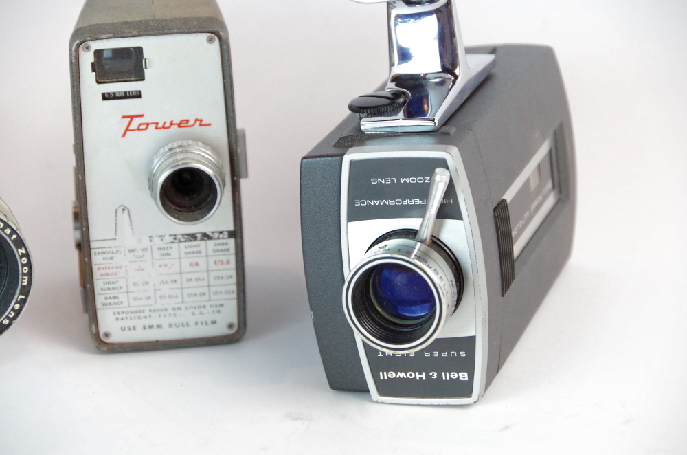 Four Vintage Handheld Movie Cameras Mostly Bell & Howell | EBTH