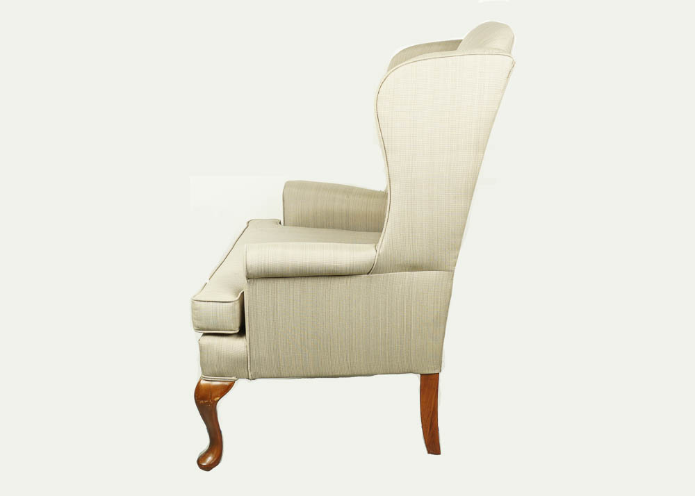 Broyhill Wingback Upholstered Chair | EBTH