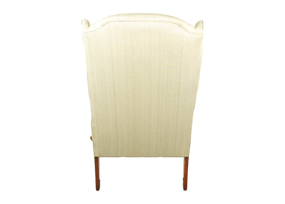 Broyhill Wingback Upholstered Chair | EBTH