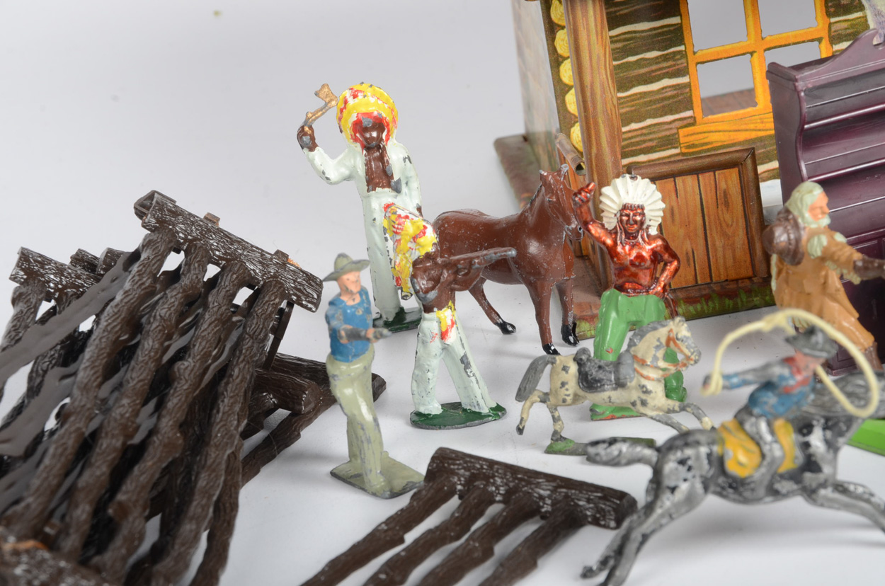 Vintage Louis Marx & Co Western Ranch Set | EBTH