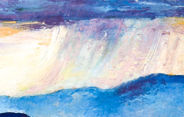 Original Alma Knauber "Shower in New Mexico" Oil Painting | EBTH