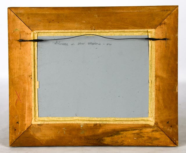 Original Alma Knauber "Shower in New Mexico" Oil Painting | EBTH