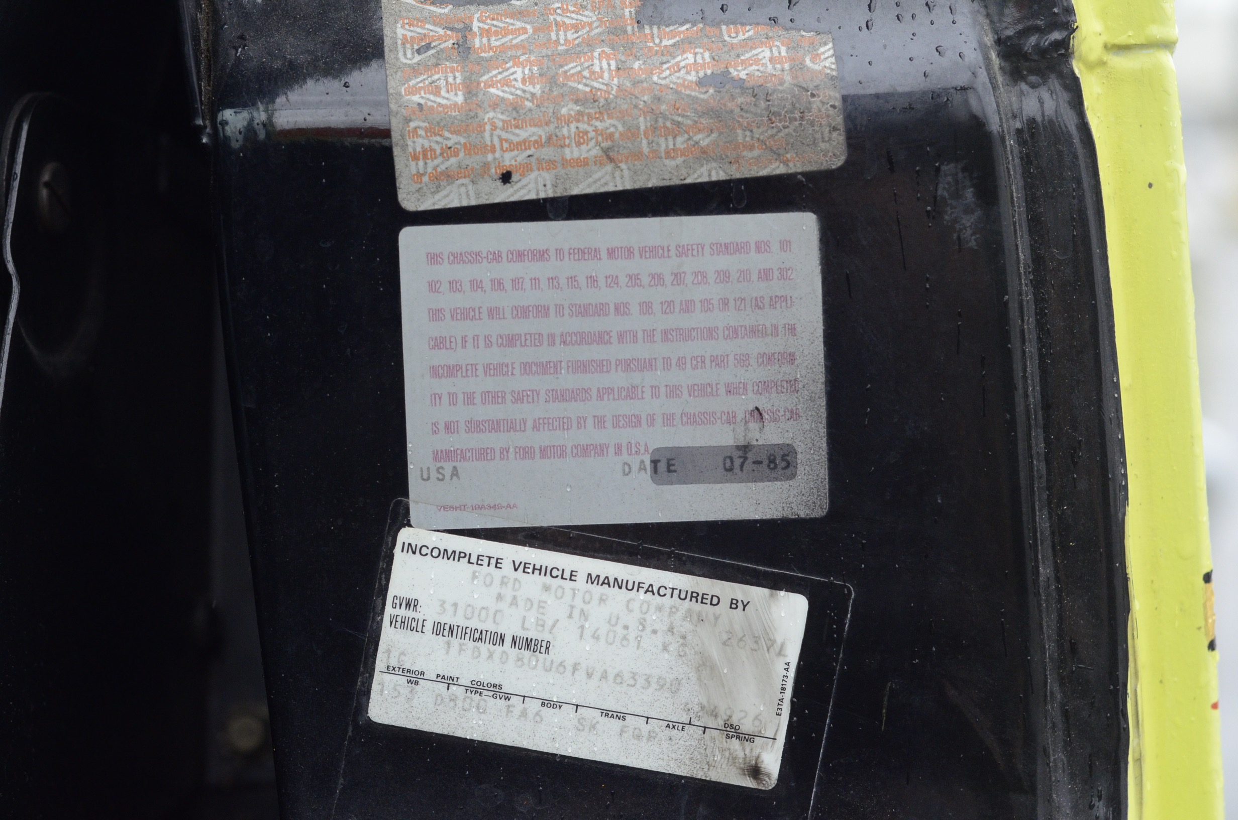 1985 Ford Chartreuse Fire Truck | EBTH